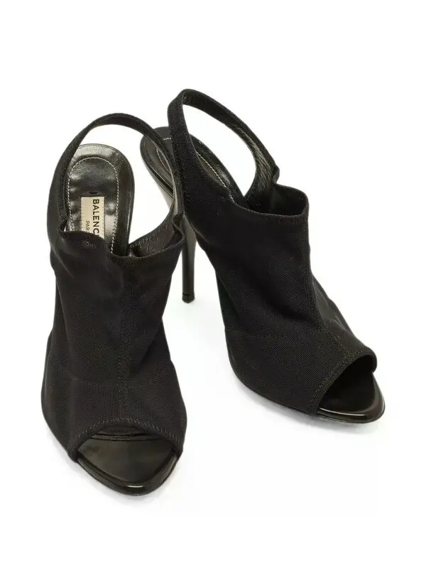 Balenciaga Glove Knit Slingback Sandals