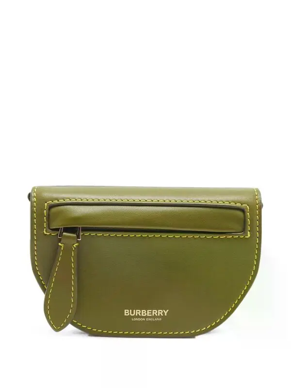 Burberry Micro Olympia Clutch Bag - Green