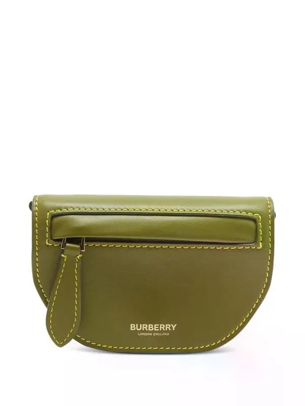 Burberry Micro Olympia Clutch Bag - Green