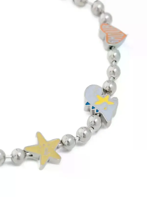 AGNES B. Charm-detail Bracelet - Silver