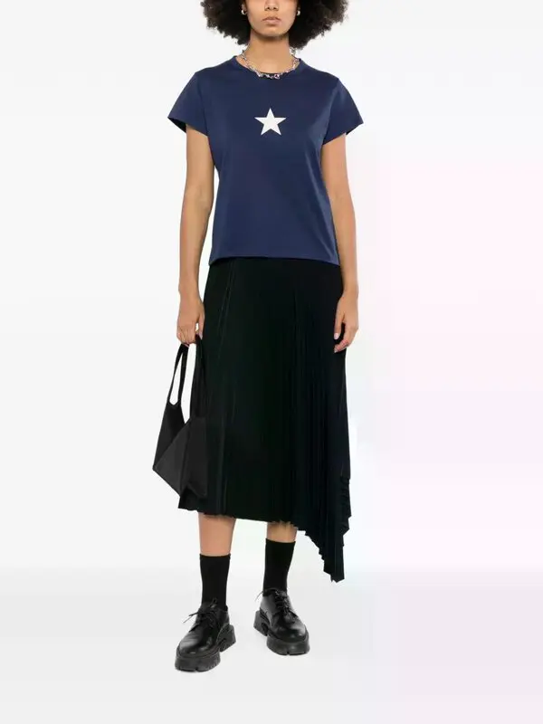 AGNES B. Star-print T-shirt - Blue