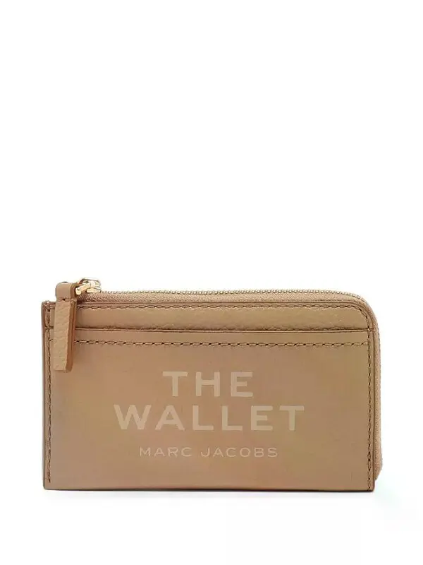 Marc Jacobs The Leather Top-zip Multi Wallet - Neutrals