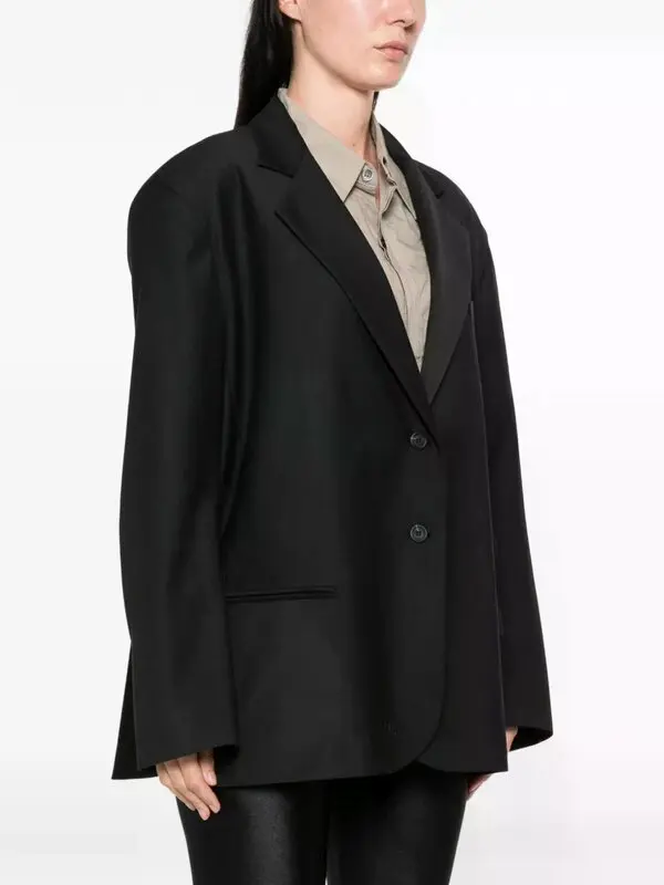 THE M.. Oversized Notched-lapels Blazer