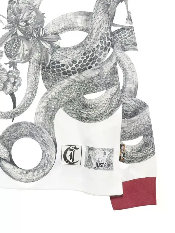 Just Cavalli Graphic-print Long-sleeve T-shirt