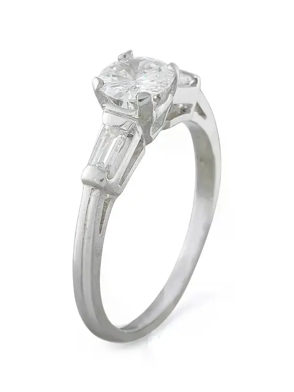 LB EXCLUSIVE Platinum Diamond Ring - Silver