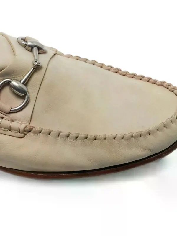Gucci Horsebit Nubuck Loafers