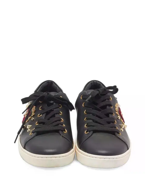 Dolce & Gabbana Portofino Heart-patch Sneakers