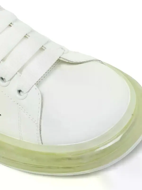 Alexander McQueen Oversized Lace-up Sneakers - White
