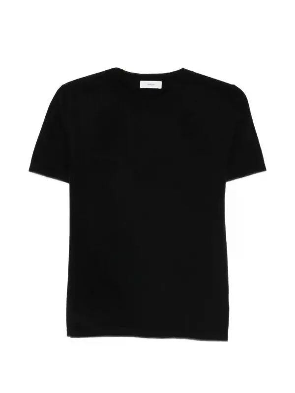 GRIFONI Fine-knit T-shirt - Black
