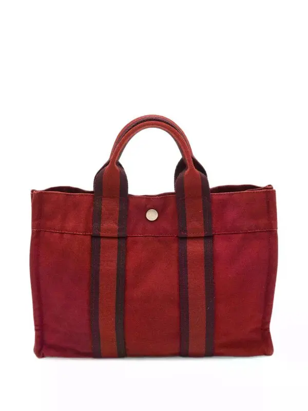 Hermès Fourre Tout Pm Canvas Tote Bag