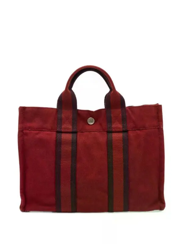 Hermès Fourre Tout Pm Canvas Tote Bag