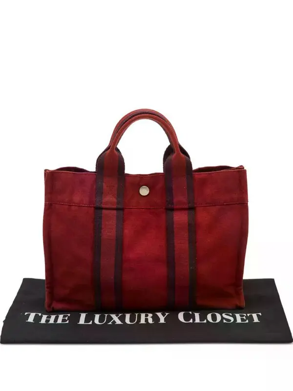 Hermès Fourre Tout Pm Canvas Tote Bag