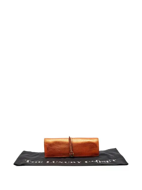Burberry Buckle Fold-over Clutch Bag