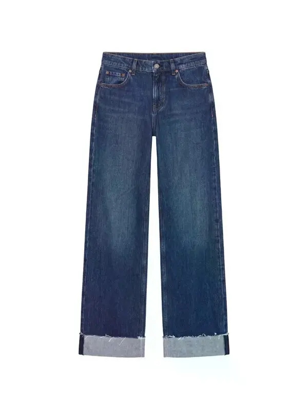 REFORMATION Cary Wide-leg Jeans - Blue