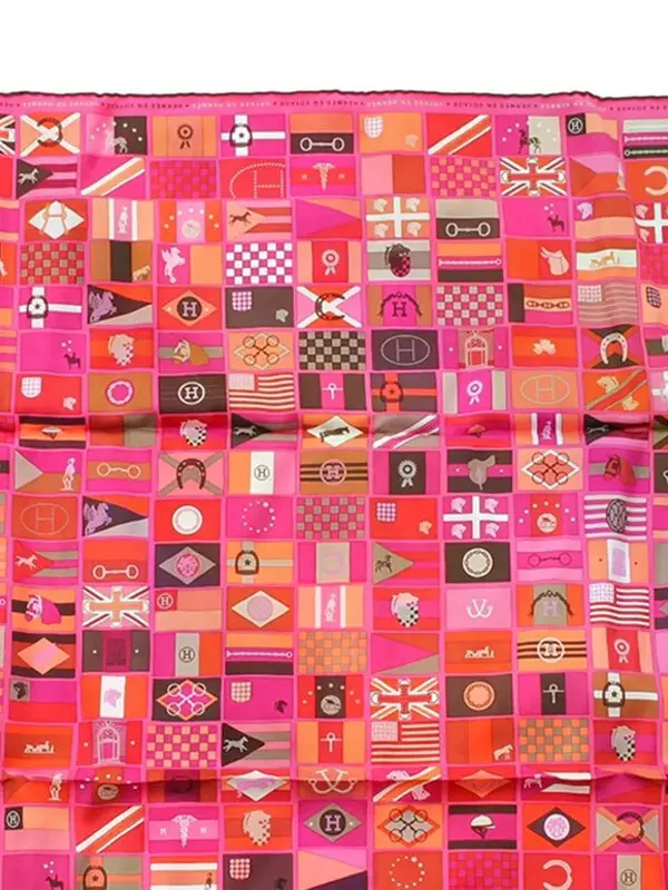 Hermès 2000-2026 En Voyage Silk Scarf 90 Scarves