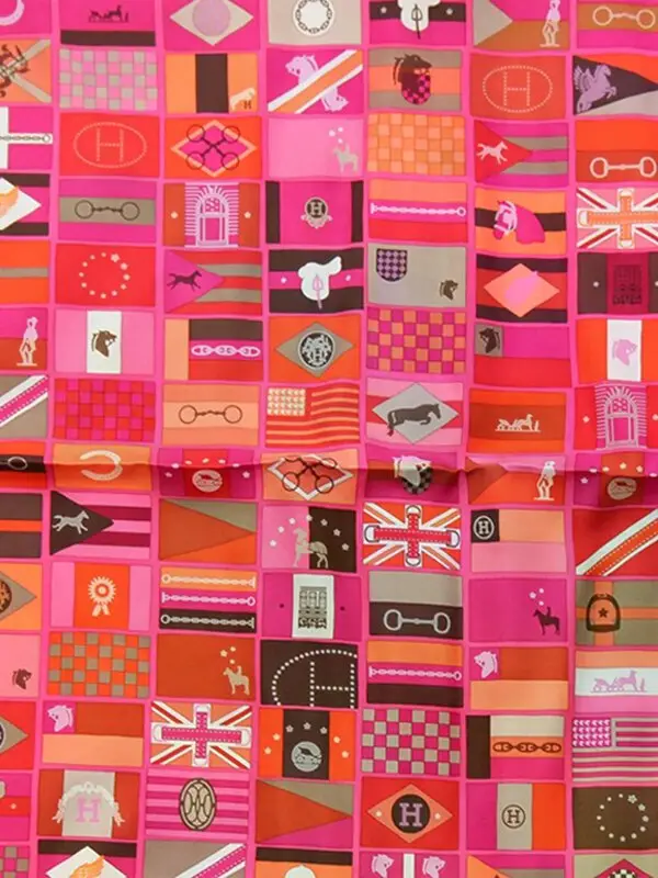 Hermès 2000-2026 En Voyage Silk Scarf 90 Scarves
