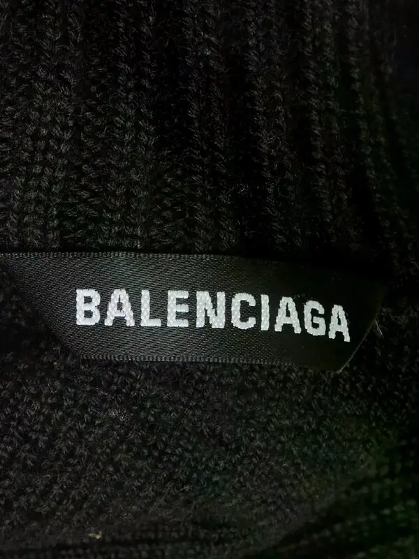 Balenciaga Logo-print Panelled Sweater