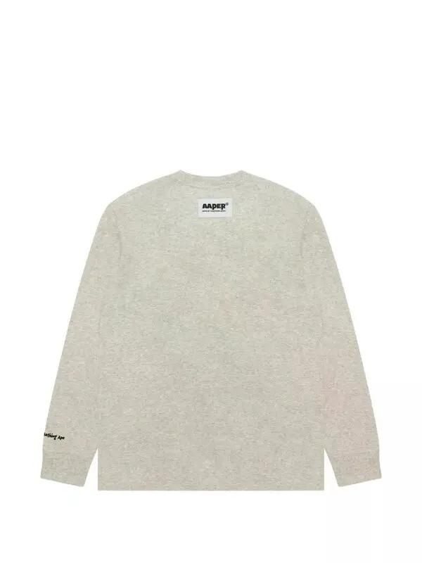AAPE BY *A BATHING APE Logo-patch Long-sleeve T-shirt
