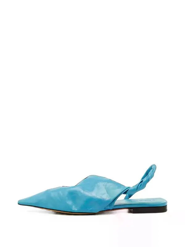 Bottega Veneta Pointed-toe Twist Ballet Flats