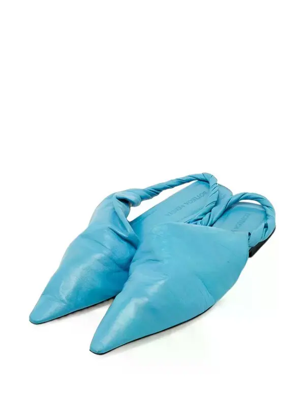 Bottega Veneta Pointed-toe Twist Ballet Flats