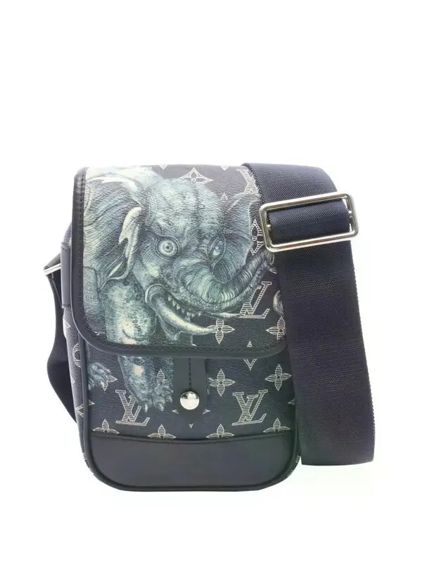 LOUIS VUITTON X The Chapman Brothers Savane Monogram Messenger Bb Bag - Blue