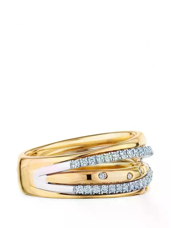 Kwiat Orbit Diamond Crossover Ring