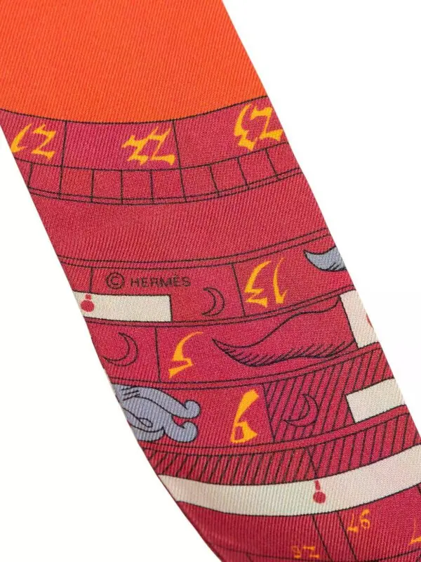 Hermès 2000-2026 Astrologie Silk Twilly Scarf Scarves