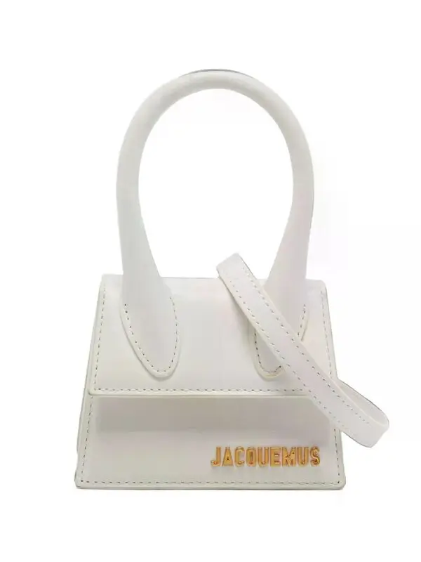 Jacquemus Mini Le Chiquito Top-handle Tote Bag - White