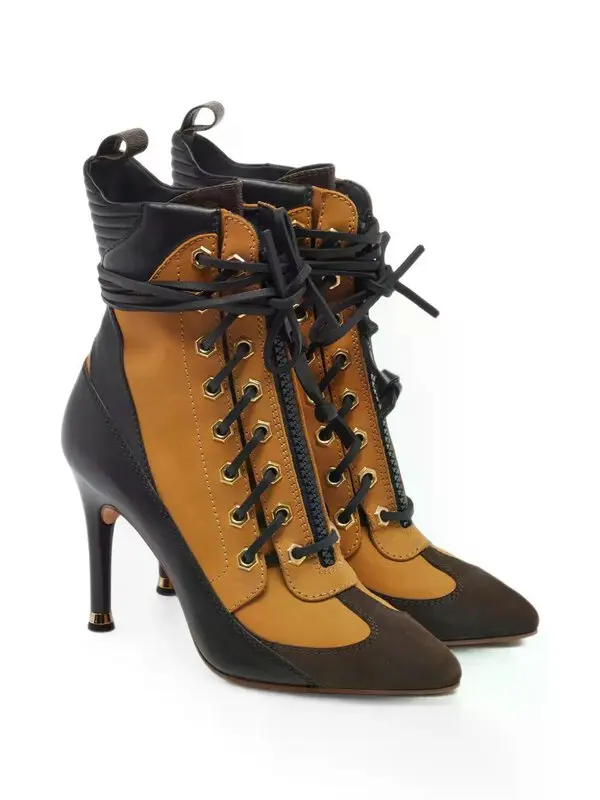 LOUIS VUITTON Laureate Lace-up Ankle Boots