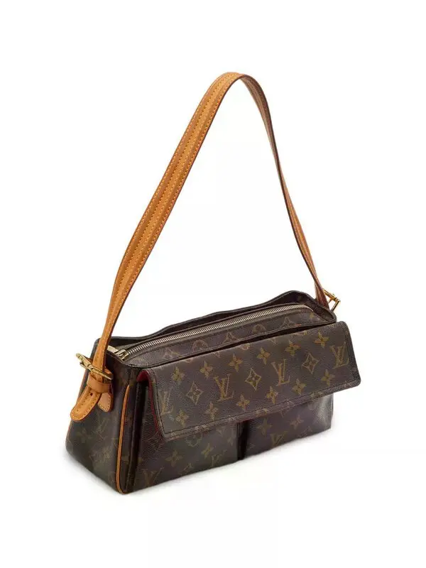 LOUIS VUITTON Monogram Vivacite Mm Shoulder Bag - Brown