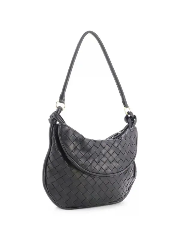 Bottega Veneta Gemelli Intrecciato Leather Small Shoulder Bag
