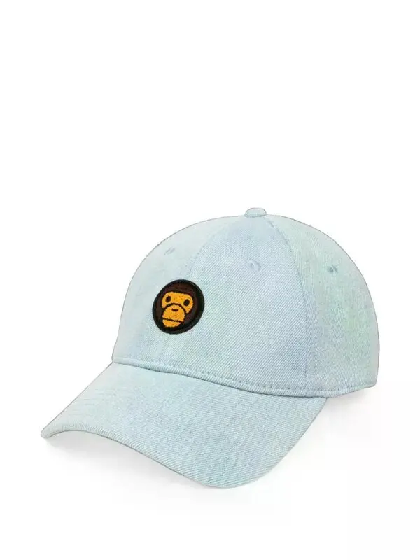 A BATHING APE Baby Milo Embroidered Cap - Blue