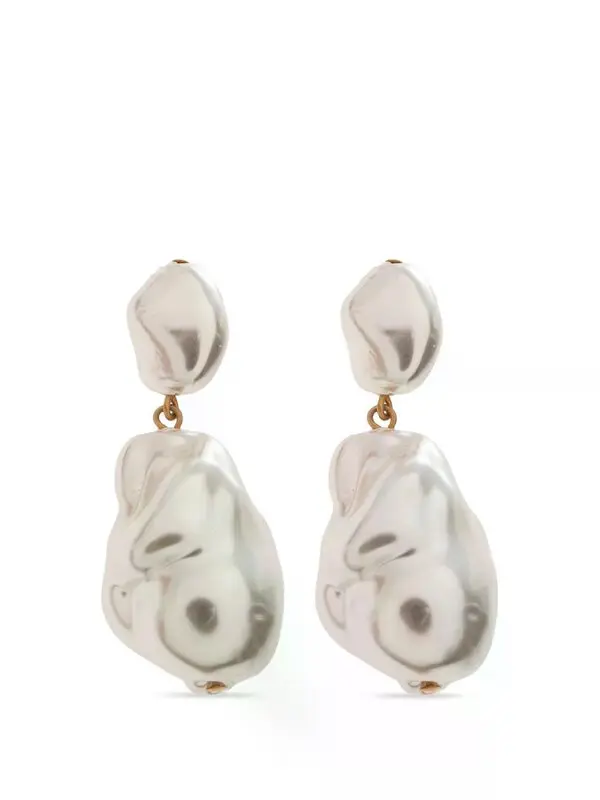 Cult Gaia Marjorie Faux-pearl Drop Earrings - Silver