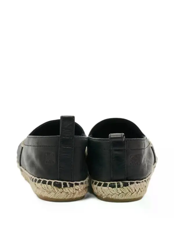 Loewe Flat Leather Espadrilles