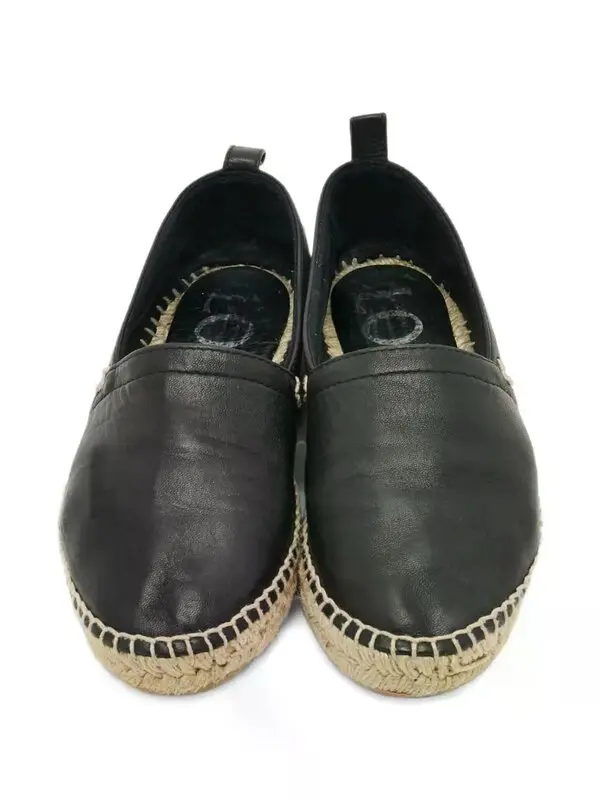 Loewe Flat Leather Espadrilles