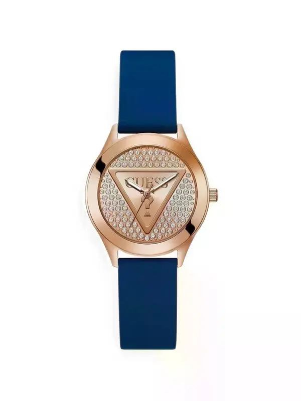 Guess Logo Detail 34mm Watch - Pink