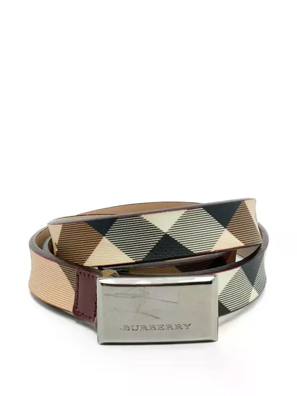Burberry Nova Check Buckle Belt