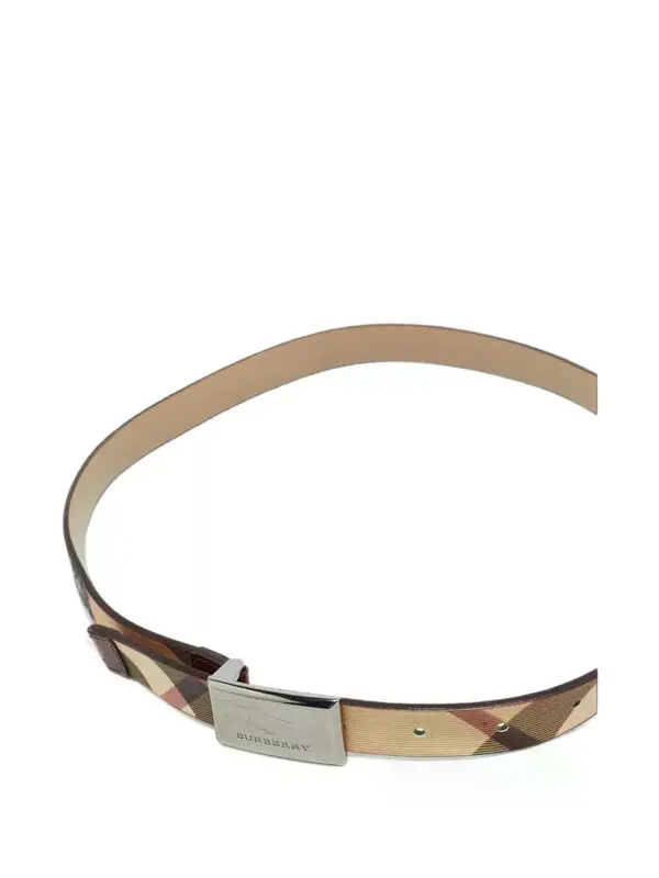 Burberry Nova Check Buckle Belt