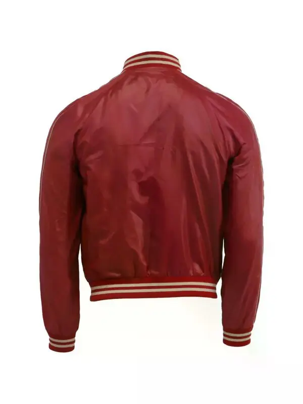Celine Teddy College Bomber Jacket - Red