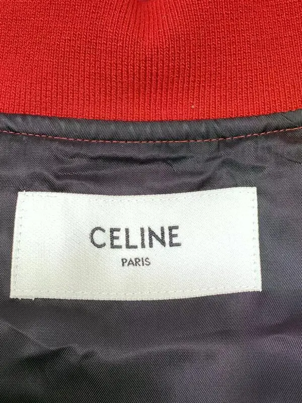 Celine Teddy College Bomber Jacket