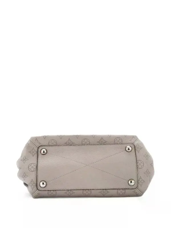 LOUIS VUITTON Mahina Leather Pm Hobo Bag - Neutrals