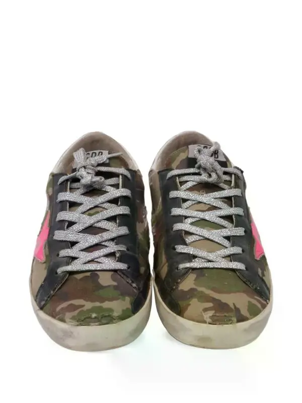 GOLDEN GOOSE 2020 Camouflage Super-star Sneakers