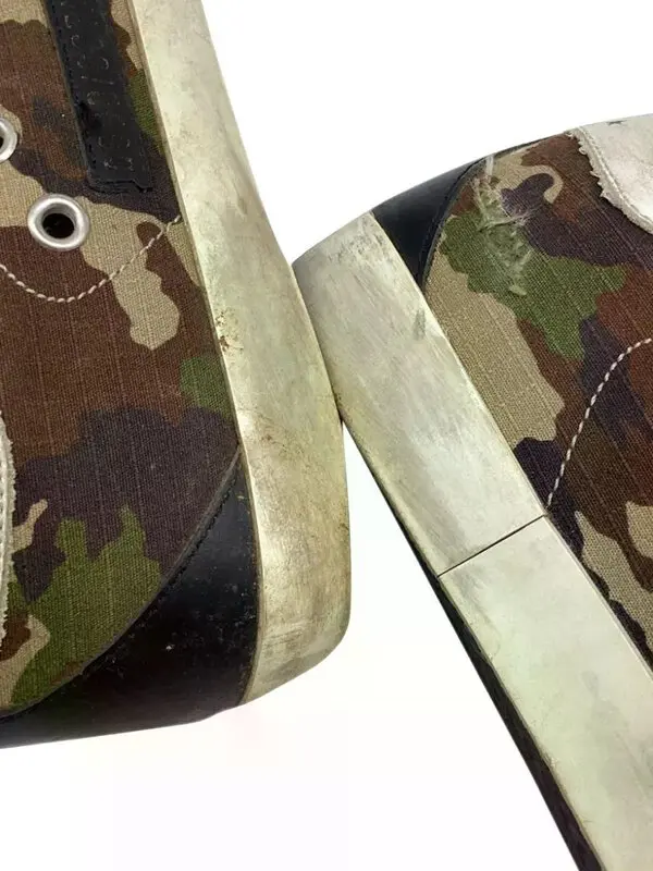 GOLDEN GOOSE 2020 Camouflage Super-star Sneakers