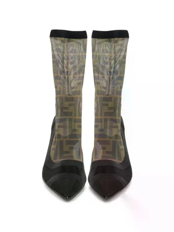 Fendi Colibri Lace Sock Boots