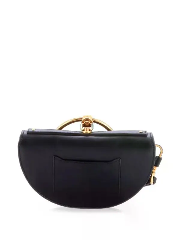 Chloé Nile Leather Mini Crossbody Bag - Black
