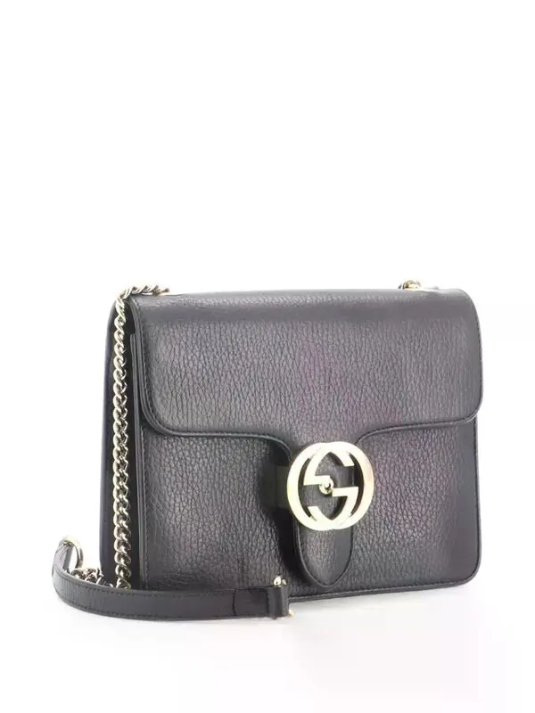 Gucci Interlocking Leather Shoulder Bag