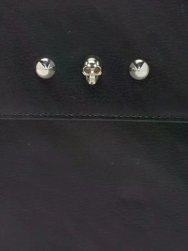 Alexander McQueen Skull-motif Leather Clutch Bag