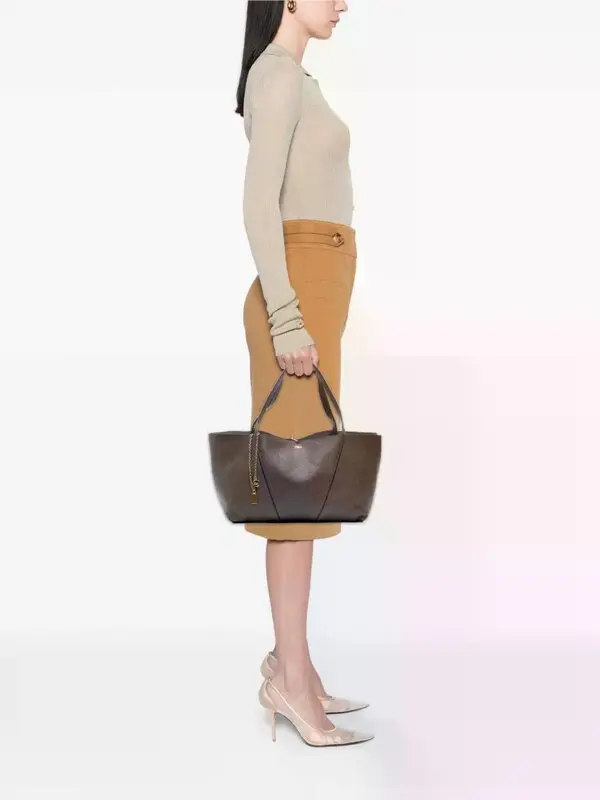 Chloé 2026 Grained Calfskin Spin East West Tote Bag
