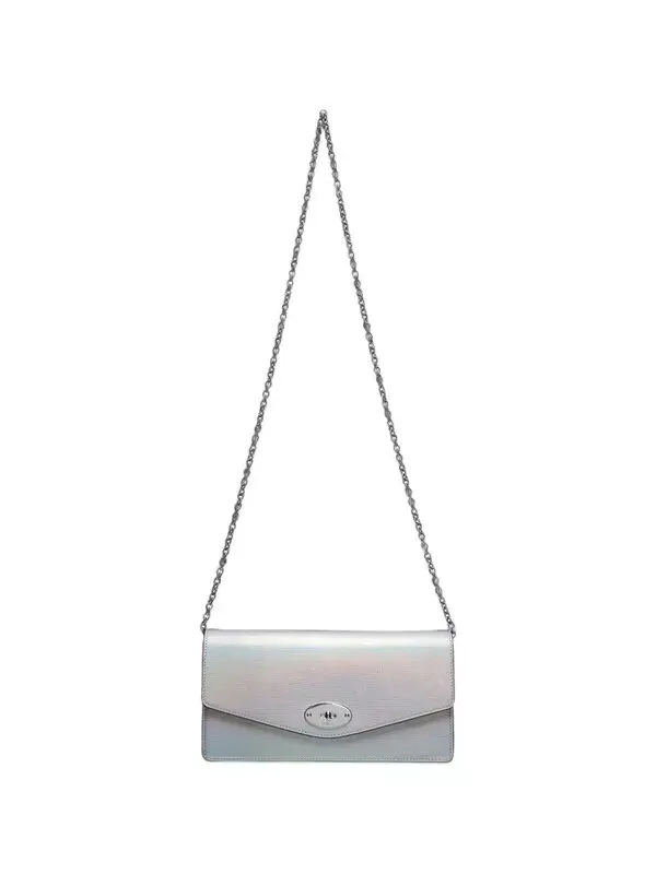 Mulberry Darley Clutch Bag - Silver