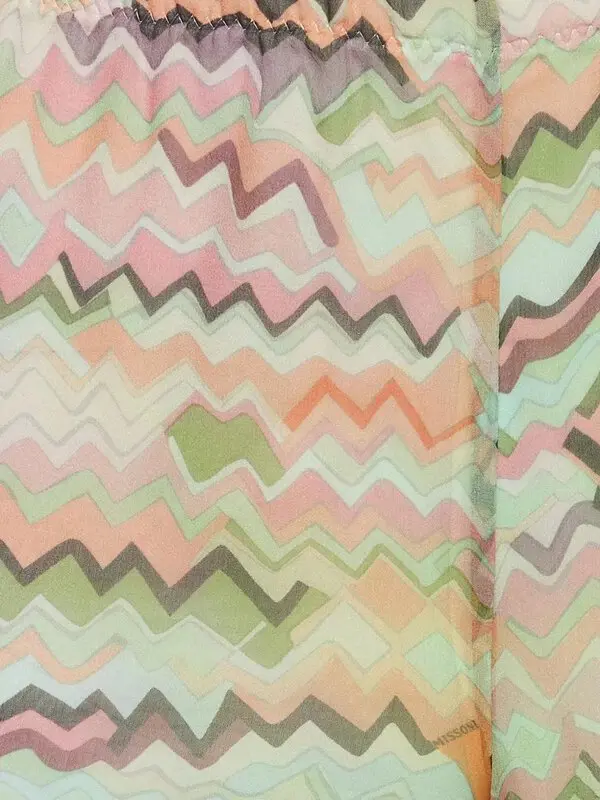 Missoni Zigzag-print Straight-leg Trousers